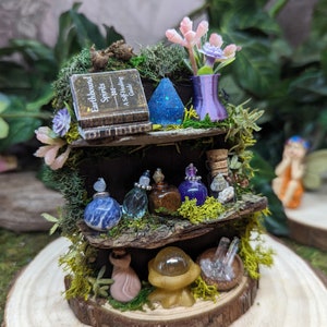 Fairy Bookshelf, Fairy Garden Accessories, Fairy Garden Book Shelf ...