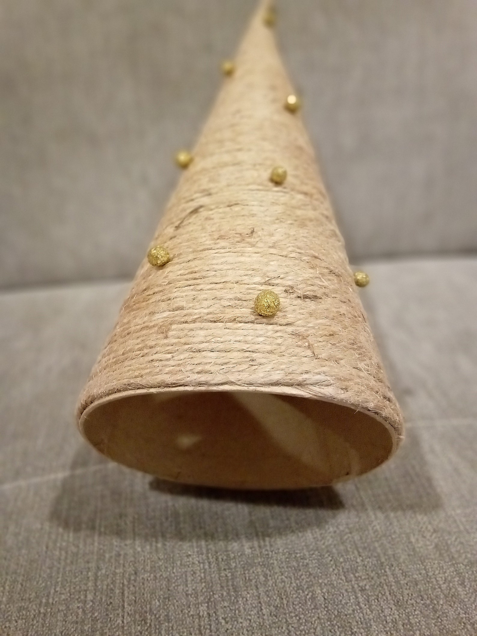 Farmhouse White Yarn Christmas Trees Set of 3 Christmas Trees, Wooden ...