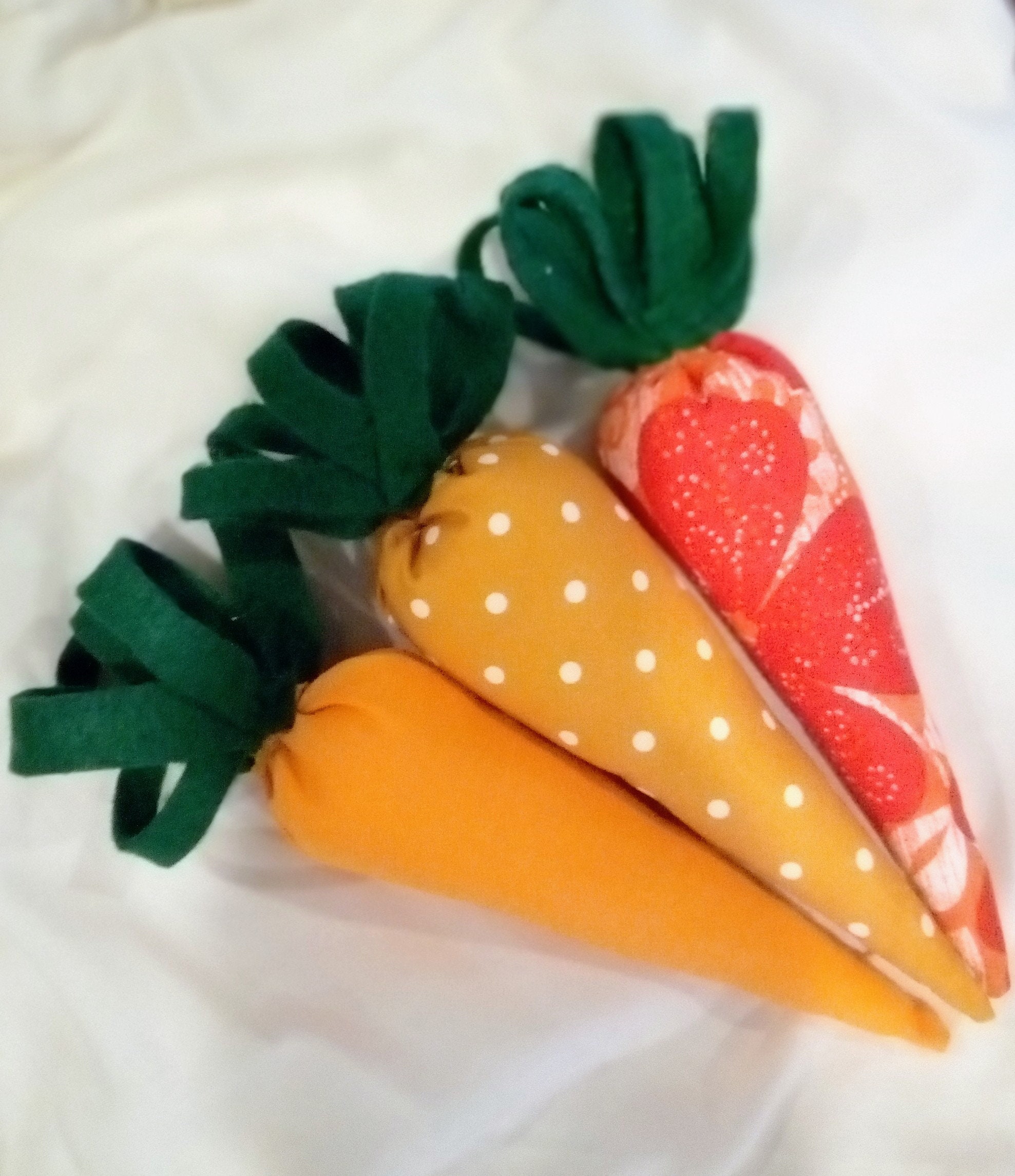 Orange Carrot Easter Decor Set of Three Carrots Spring Decor Carrot ...