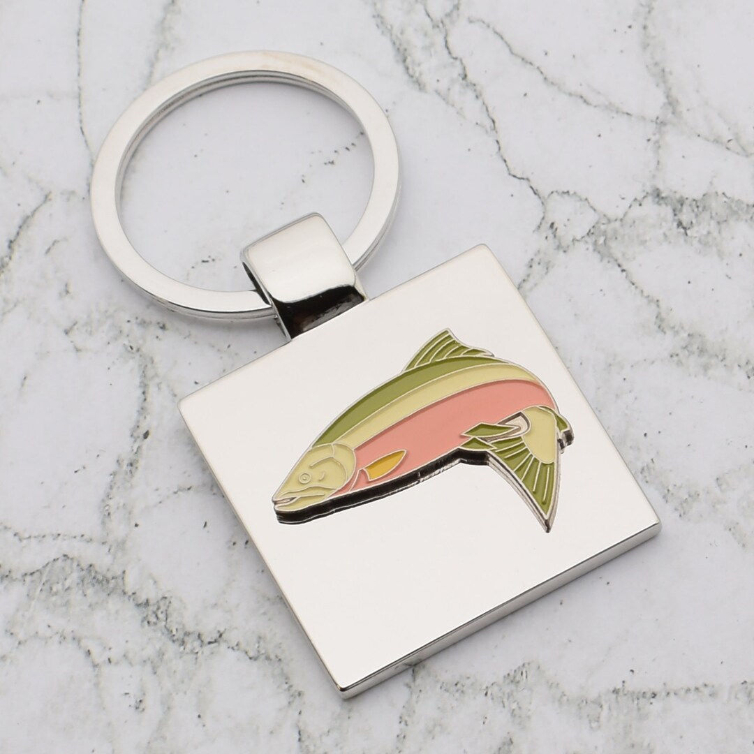 Beautiful Salmon Fish, Fisherman's Design With Special Personalised ...