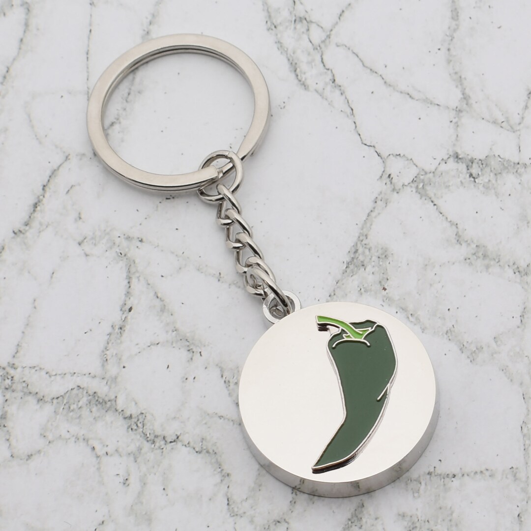 Beautiful Green Chilli Pepper Design With Special Personalised Engraved ...