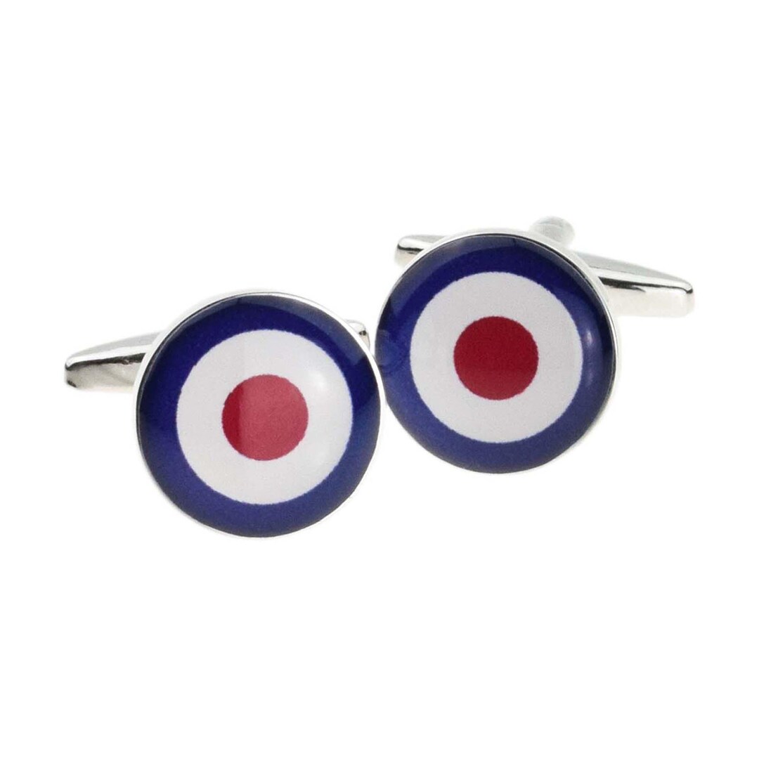 Roundel MOD RAF Image Design Cufflinks Presented in a in a Personalised ...