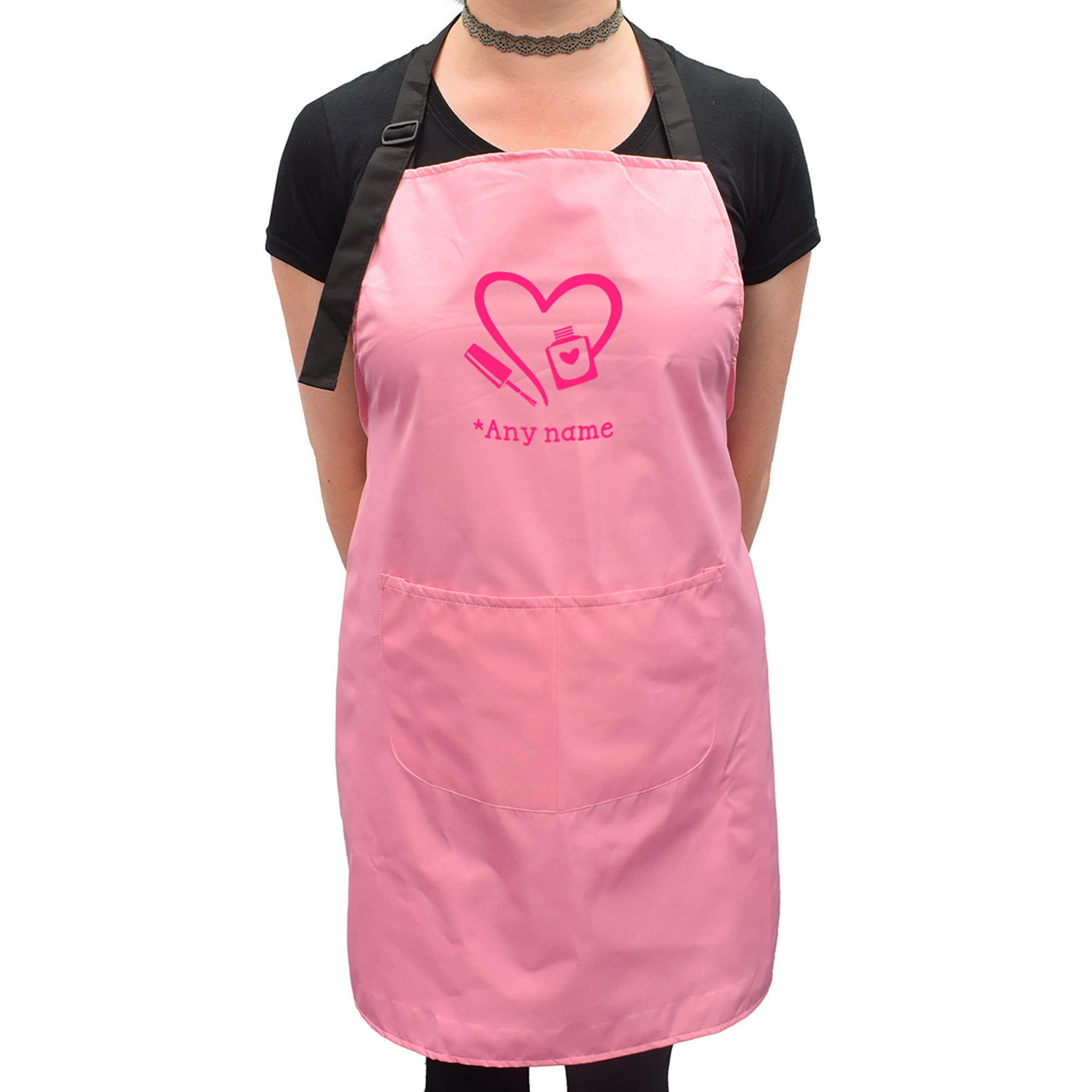 Personalised Name Protective Apron Nail Technician Manicure Design ...