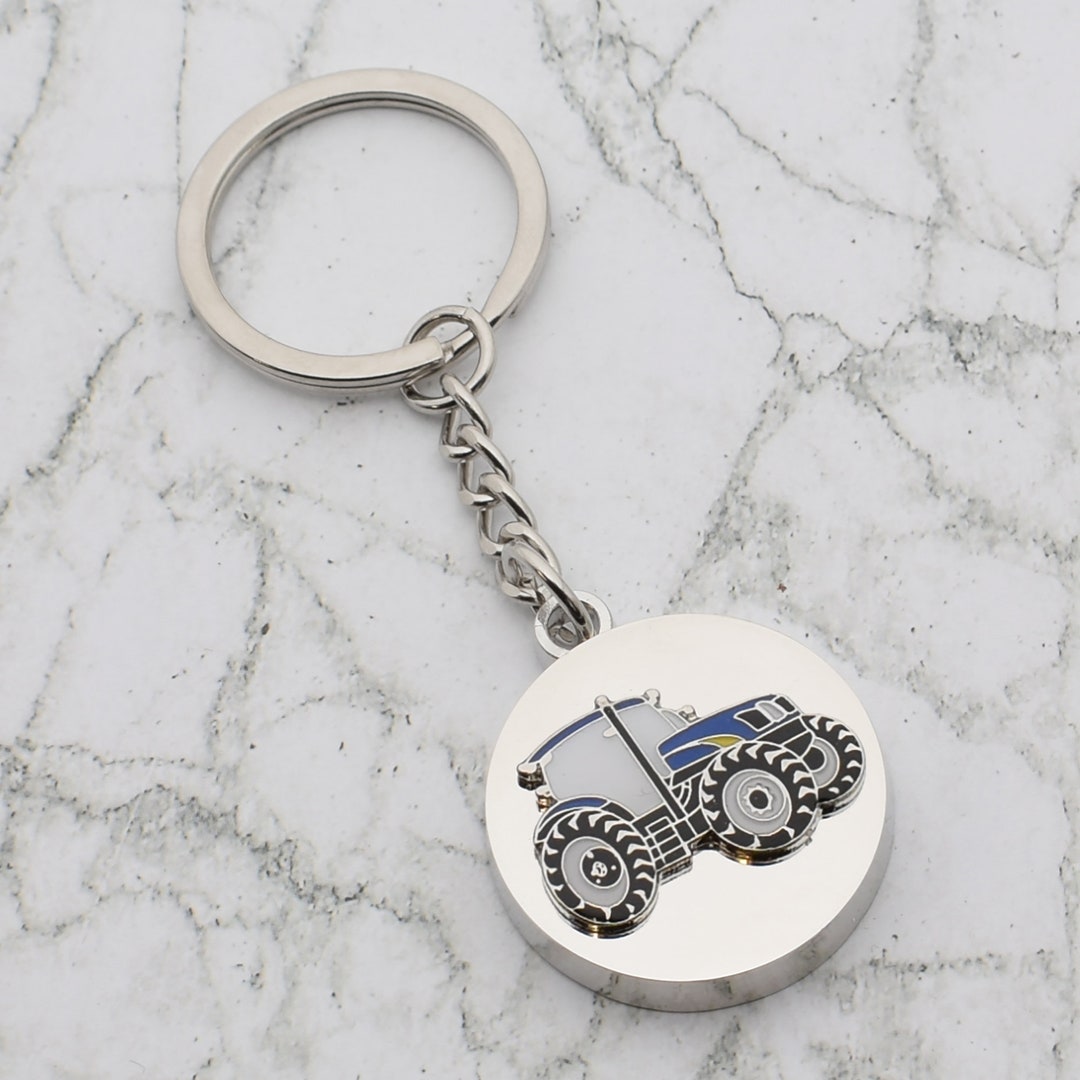 Beautiful Farmers Blue Tractor Design With Special Personalised ...