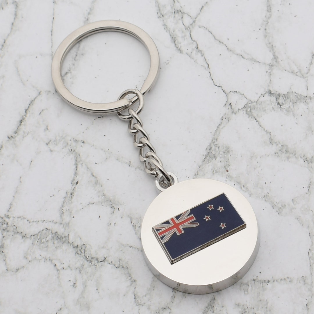 New Zealand Kiwi Flag Design With Special Personalised Engraved Message ...
