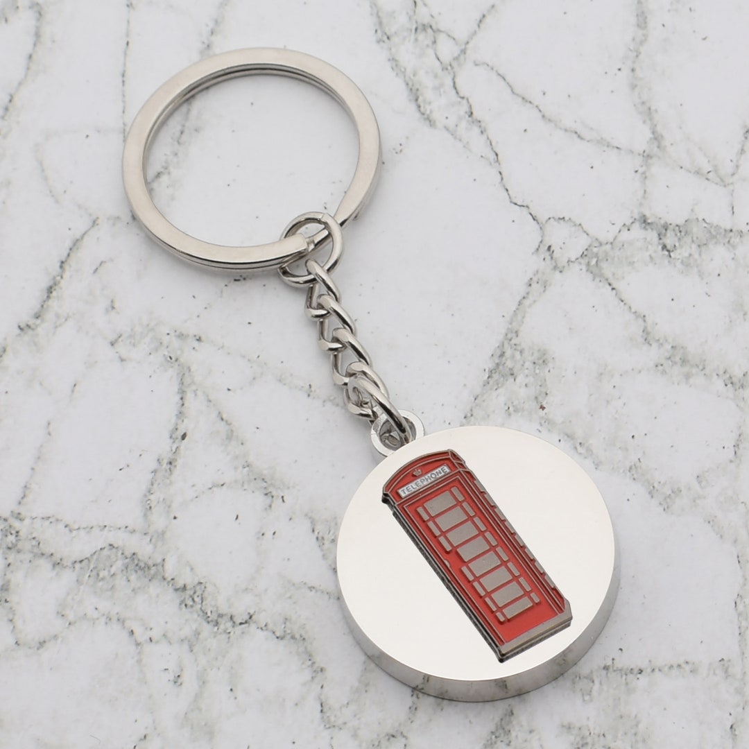 Traditional Red Telephone Box Design With Special Personalised Engraved ...