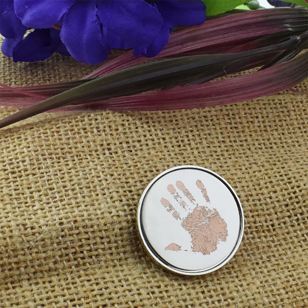 Pocket Personalised Keepsake Coin Engraved With Your Own Handprint ...