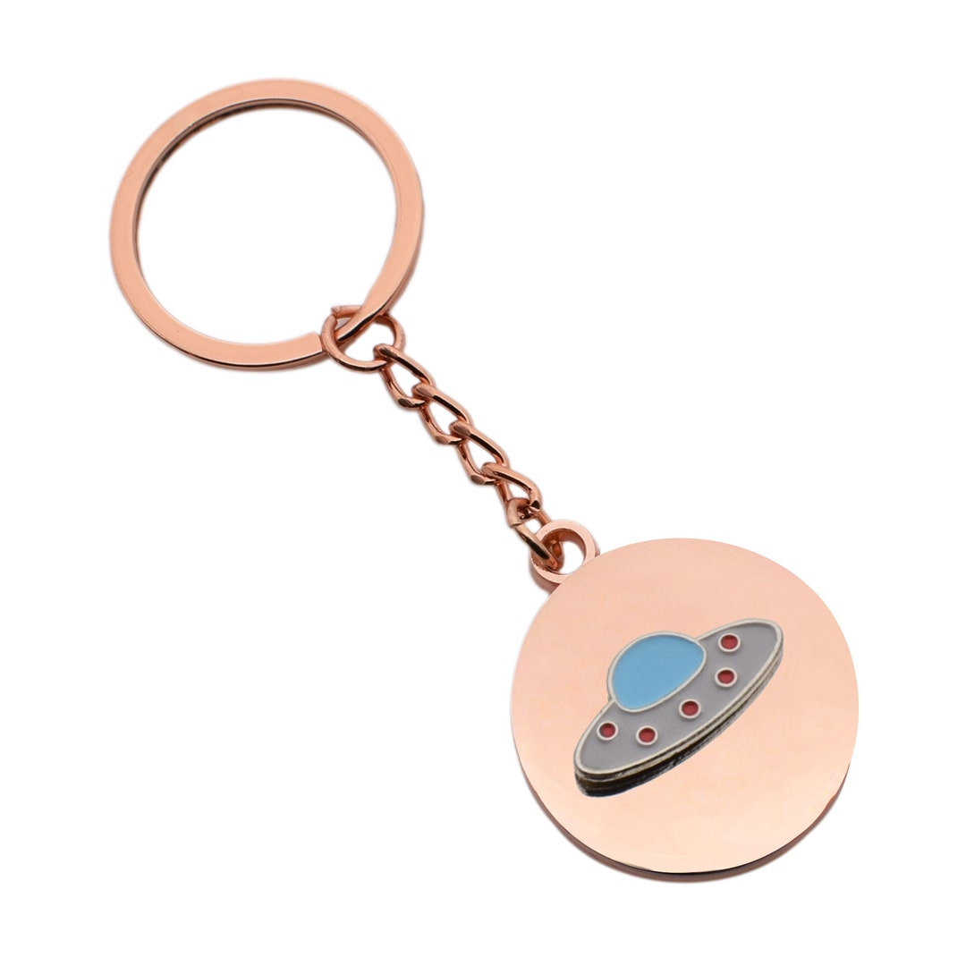 UFO Aliens Spaceship Design With Special Personalised Engraved Message ...