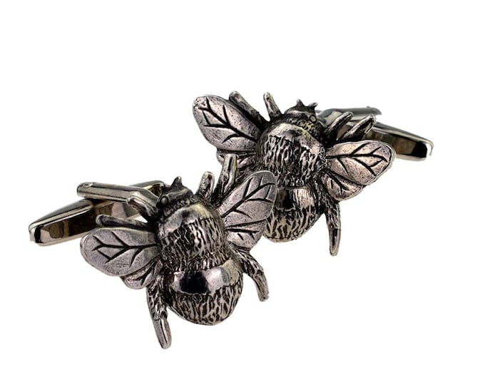 Honey Bee Vintage Drawing Cufflink Custom Personalized Cufflinks, Cool ...