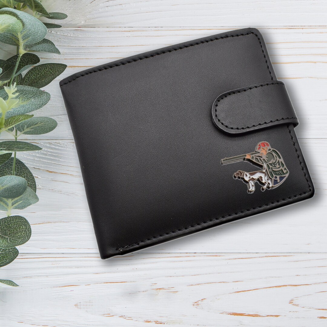 Personalised Hunter & Gun Dog Gamekeepers Design Black Genuine - Etsy
