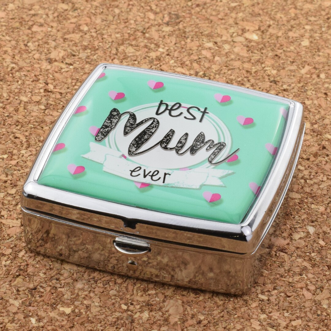Best Mum Ever Design Pill Pot With Two Compartments... - Etsy