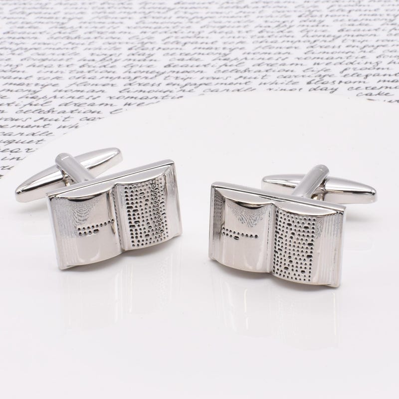 Book Cufflinks - Etsy