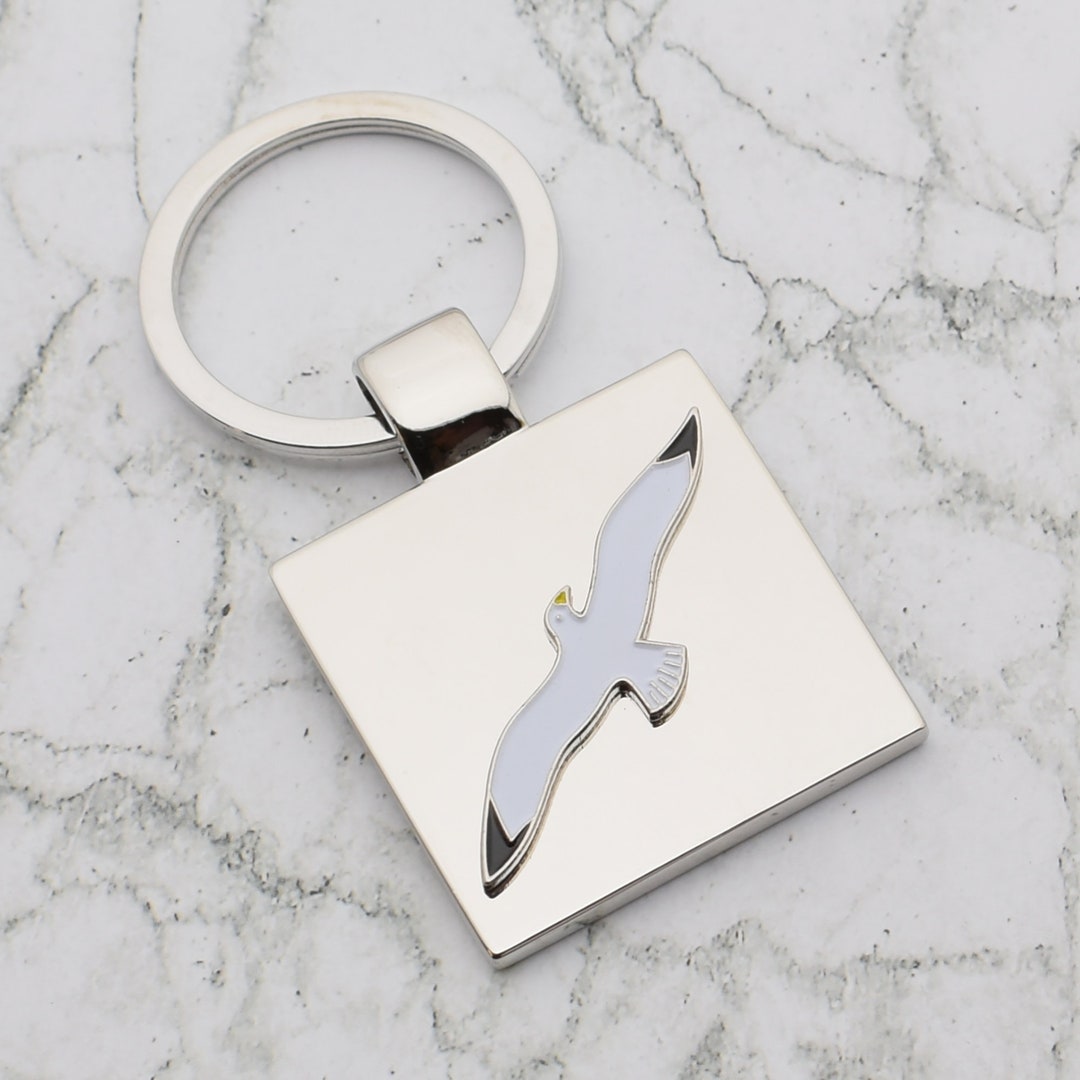 Beautiful Flying Seagull Coast Bird Design With Special Personalised ...