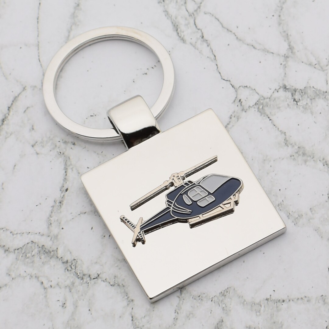 Beautiful Black Helicopter Design With Special Personalised Engraved ...