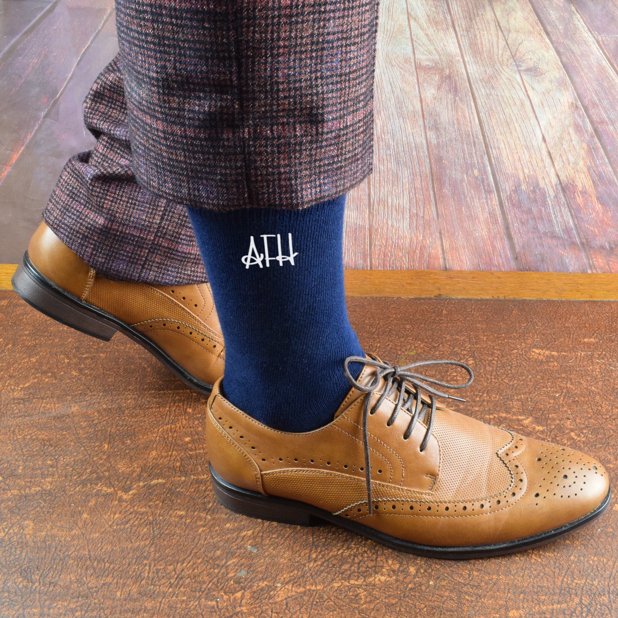 Personalised With Initials Mens Socks, Available in Various Colours! - Etsy