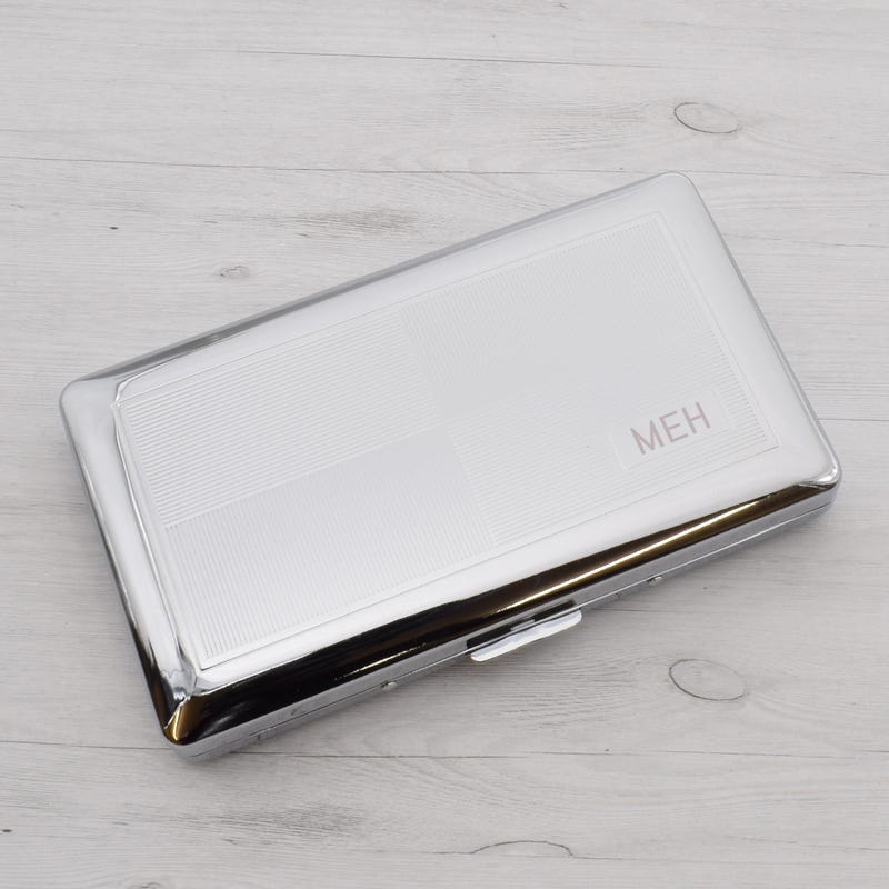 Chrome Cigarrette Case - Etsy UK