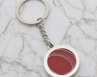Cricket Ball Keyring - Etsy UK
