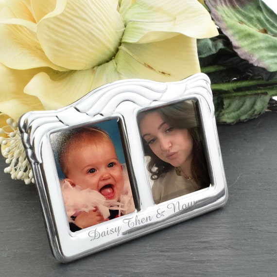 Personalised Engraved Sentimental Double Picture Frame | Etsy