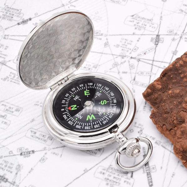 Engraved Compass - Etsy