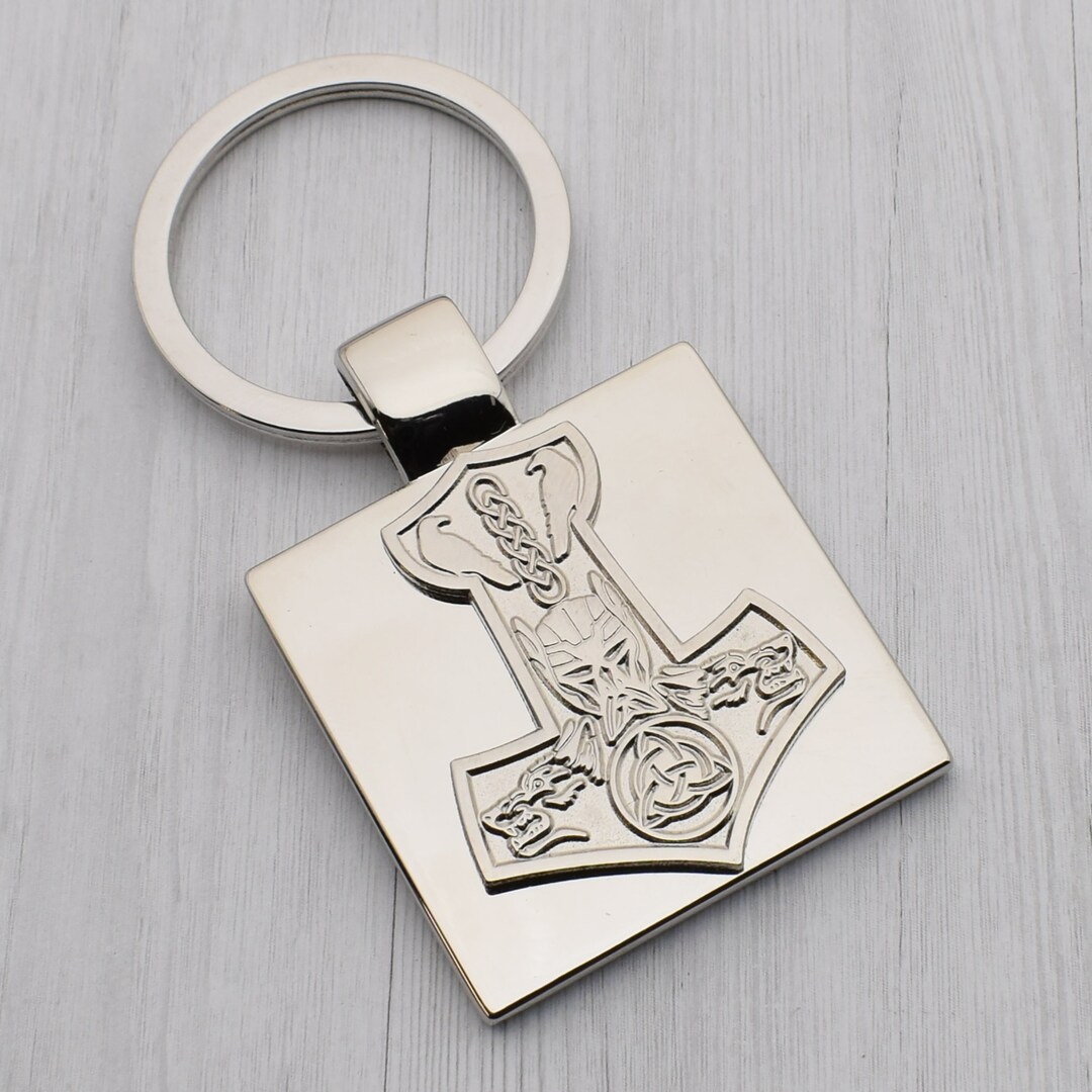 Stylish Thor's Hammer Design With Special Personalised Engraved Message ...