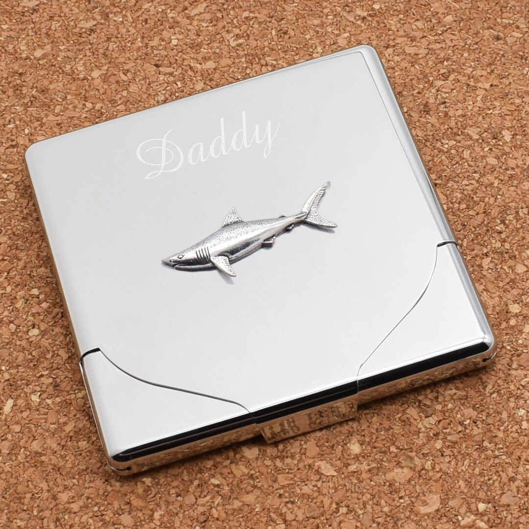Mako Shark Design Personalised Engraved High Polish Chrome Finish ...