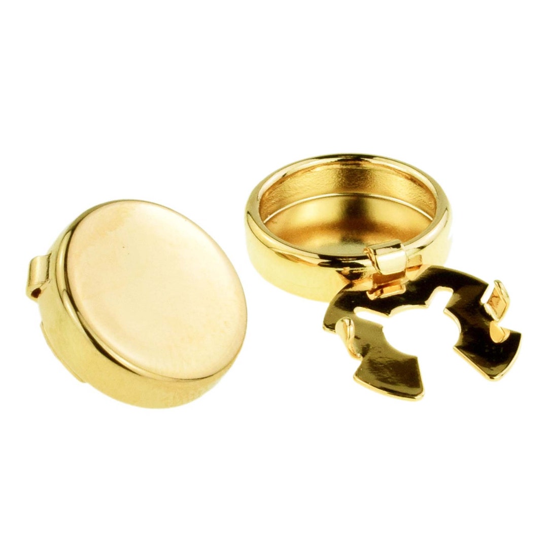 Personalised Engraved Gold Plated Button Covers in a Cufflink Box - Etsy