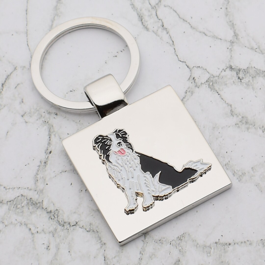 Beautiful Collie Sheep Dog, Farmers Design With Special Personalised ...