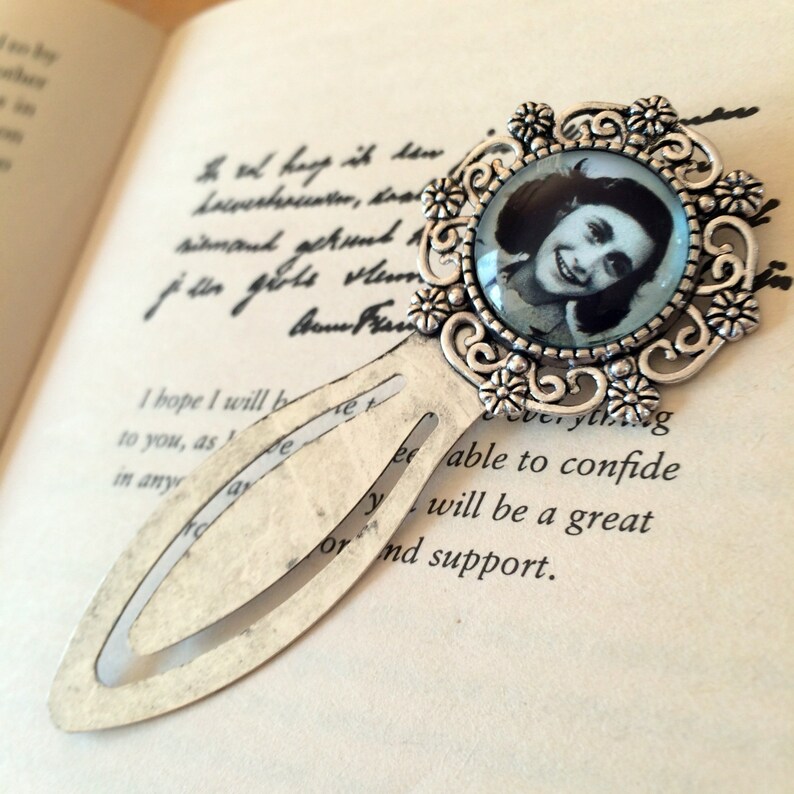 Anne Frank Bookmark The Diary of a Young Girl Bookmark The | Etsy