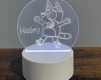 Blue Dog Night Light - Etsy