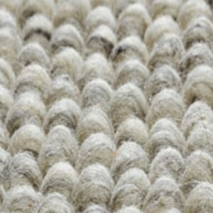 Hand Tufted Wool Loop Runner: Grey Boho Rug (60x230 Cms) - Etsy