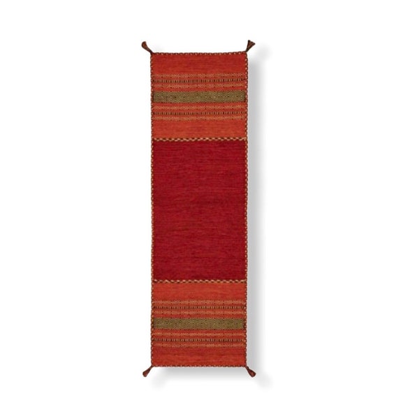 Red Rug Runner - Etsy