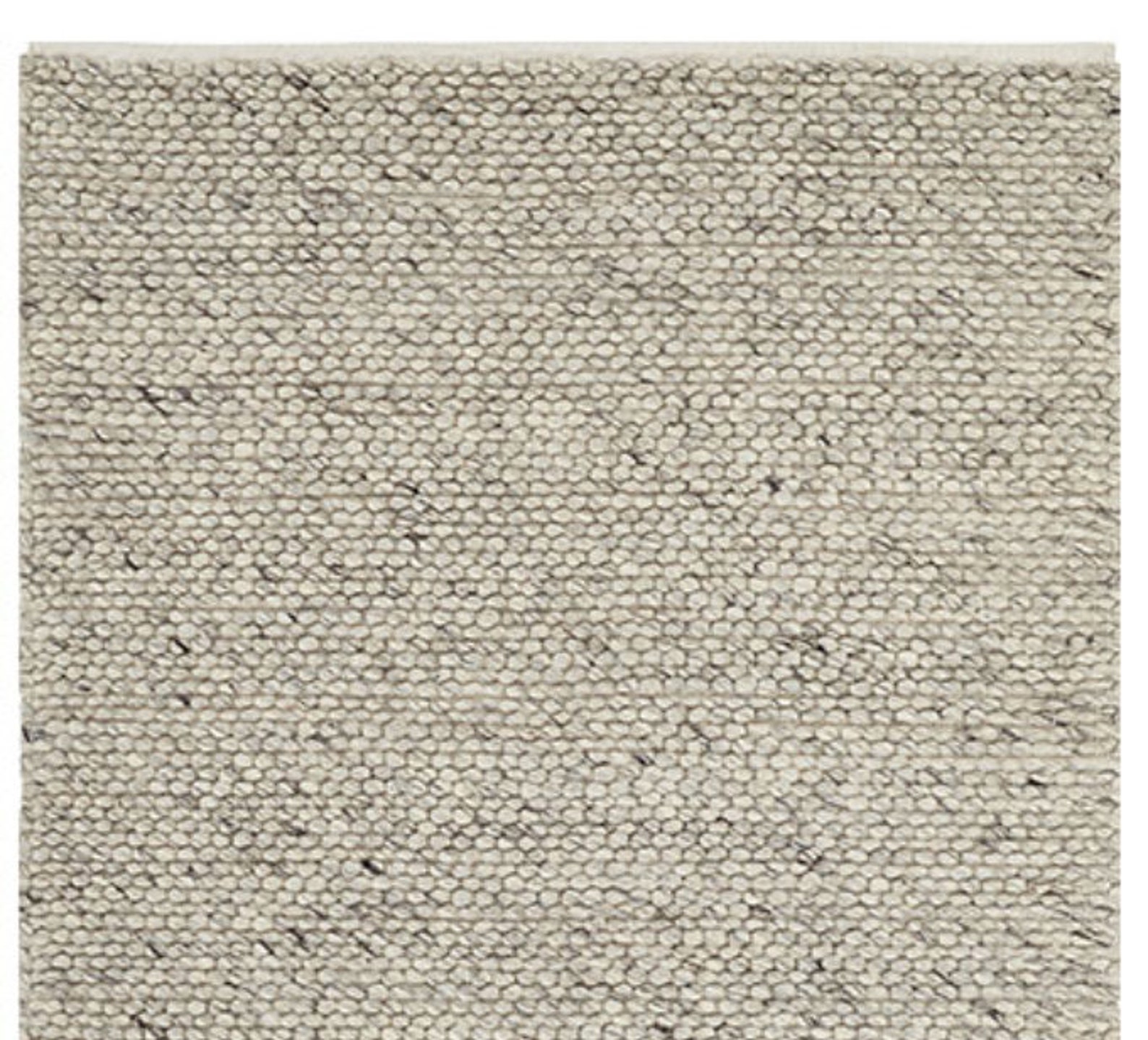 Hand Tufted Wool Loop Runner: Grey Boho Rug (60x230 Cms) - Etsy
