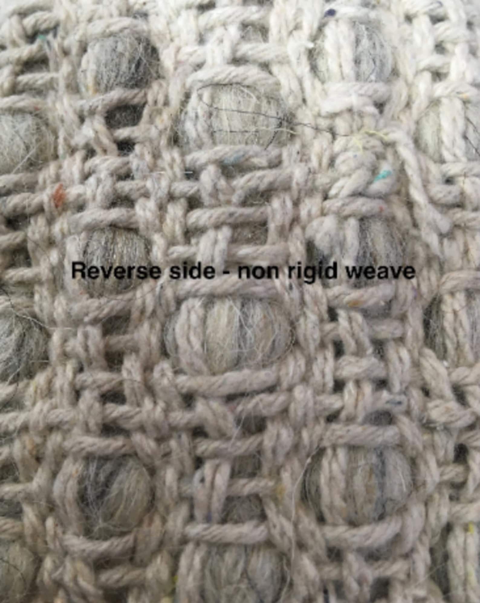 Hand Tufted Wool Loop Runner: Grey Boho Rug (60x230 Cms) - Etsy
