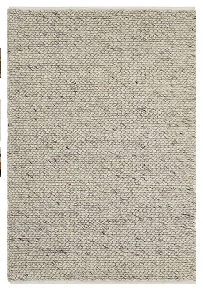 Hand Tufted Wool Loop Runner: Grey Boho Rug (60x230 Cms) - Etsy