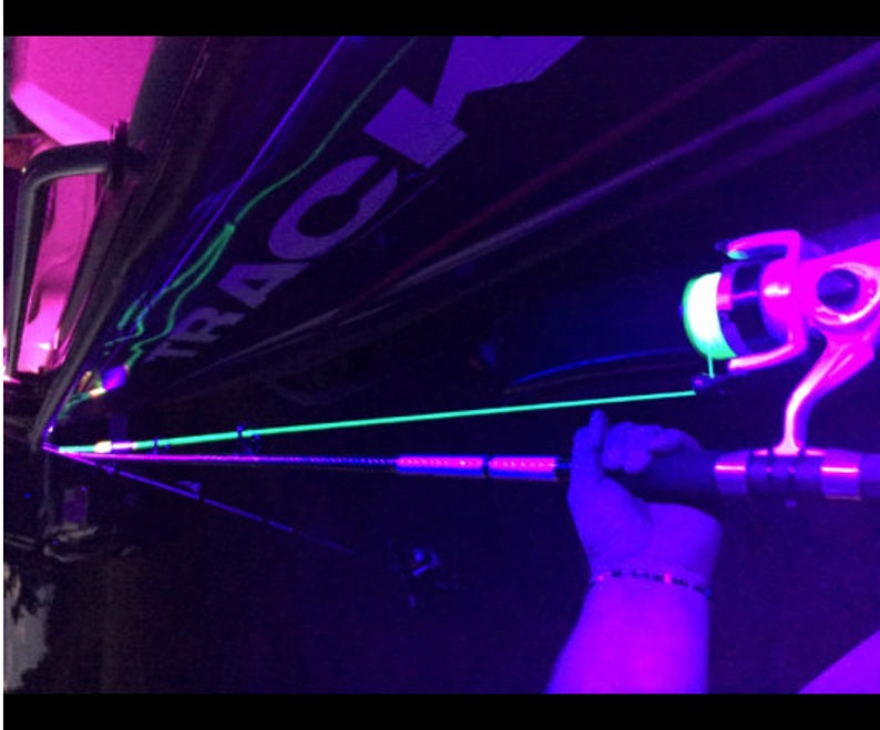 LED Black Light Night Fishing Led Strip UV Ultraviolet Boat, Rv, UTV ...