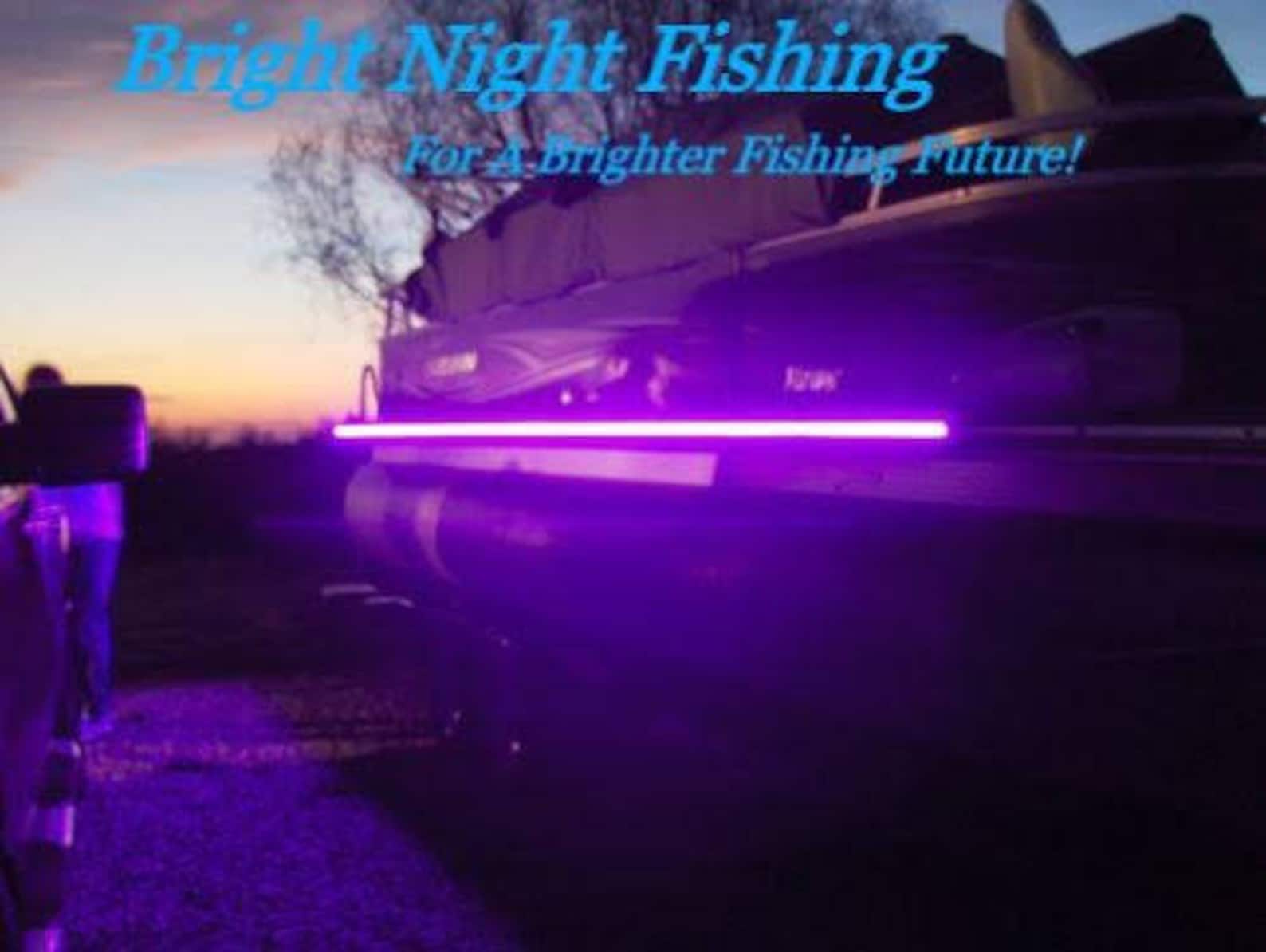 LED Black Light Night Fishing Led Strip UV Ultraviolet Boat, Rv, UTV ...