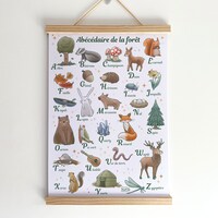 French Animal Alphabet Poster, French Alphabet Poster, Animal Alphabet ...