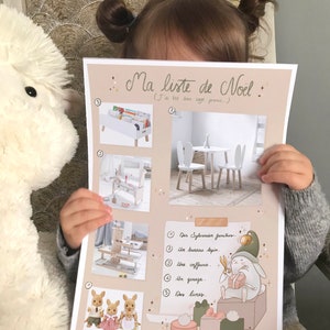 Christmas Letter Template to Print, Printable Santa's List to Download ...