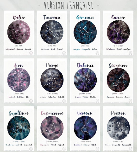 Signs of the zodiac in french 60 photos - Astrologytoyou.com
