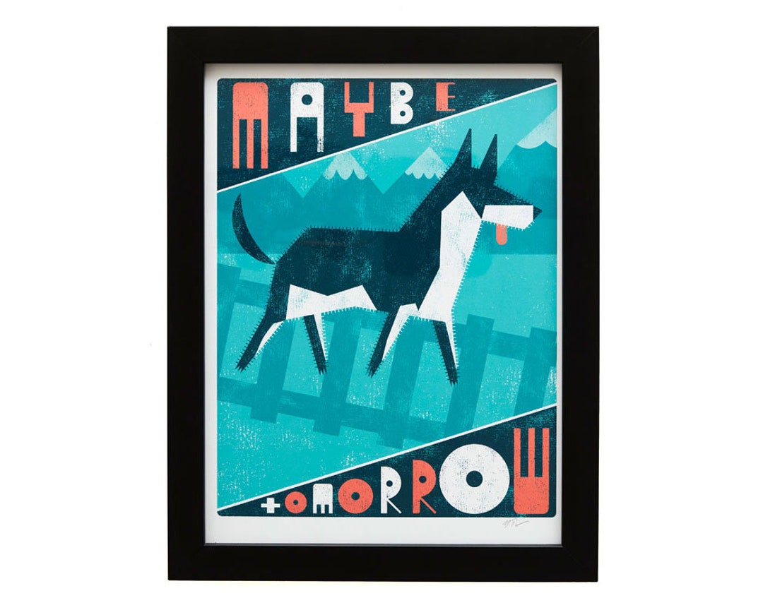 The Littlest Hobo/9x12"/full Color/digital Print - Etsy