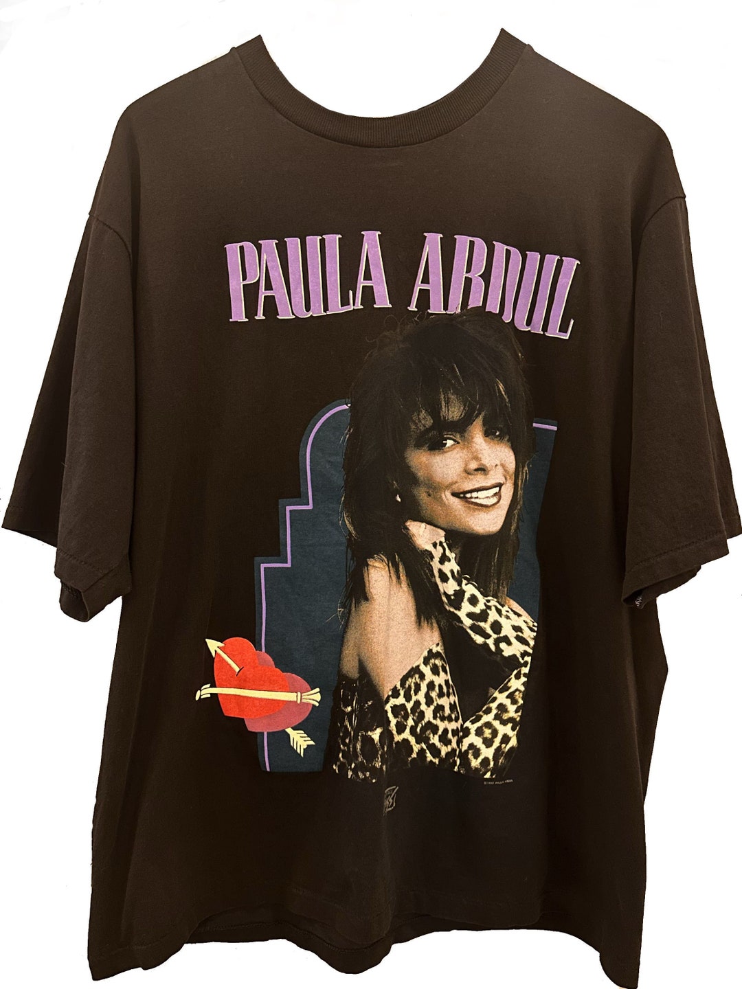 Vintage Paula Abdul 1990 Backstage Pass Band T-shirt - Etsy