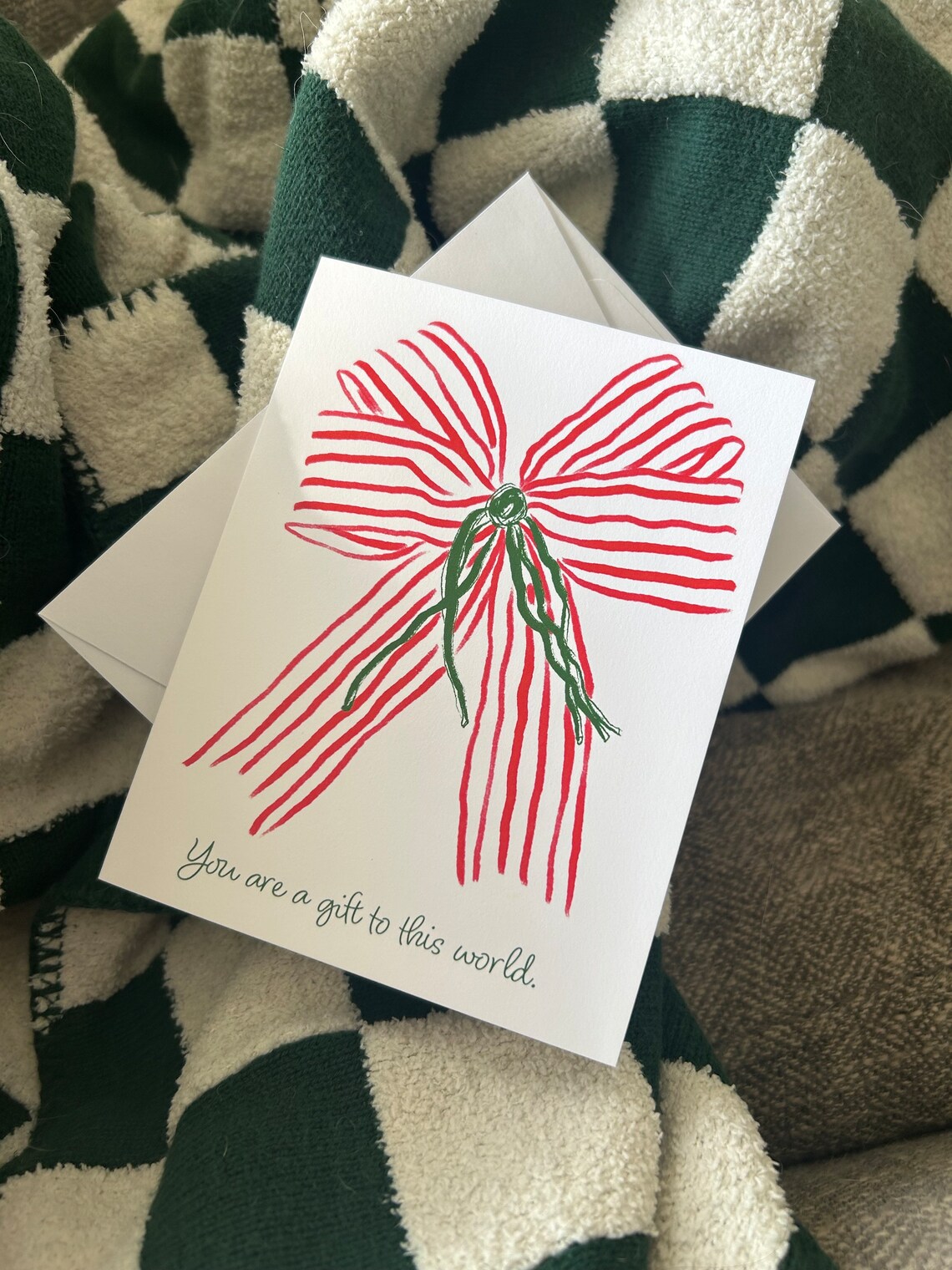 Christmas Cards, Holiday Card Set Blank, Hand Drawn Christmas Art ...