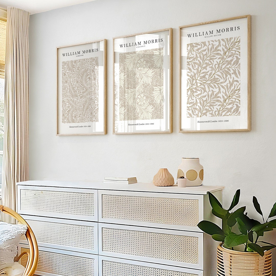 William Morris Set of 3 Art Prints, William Morris Print, William ...