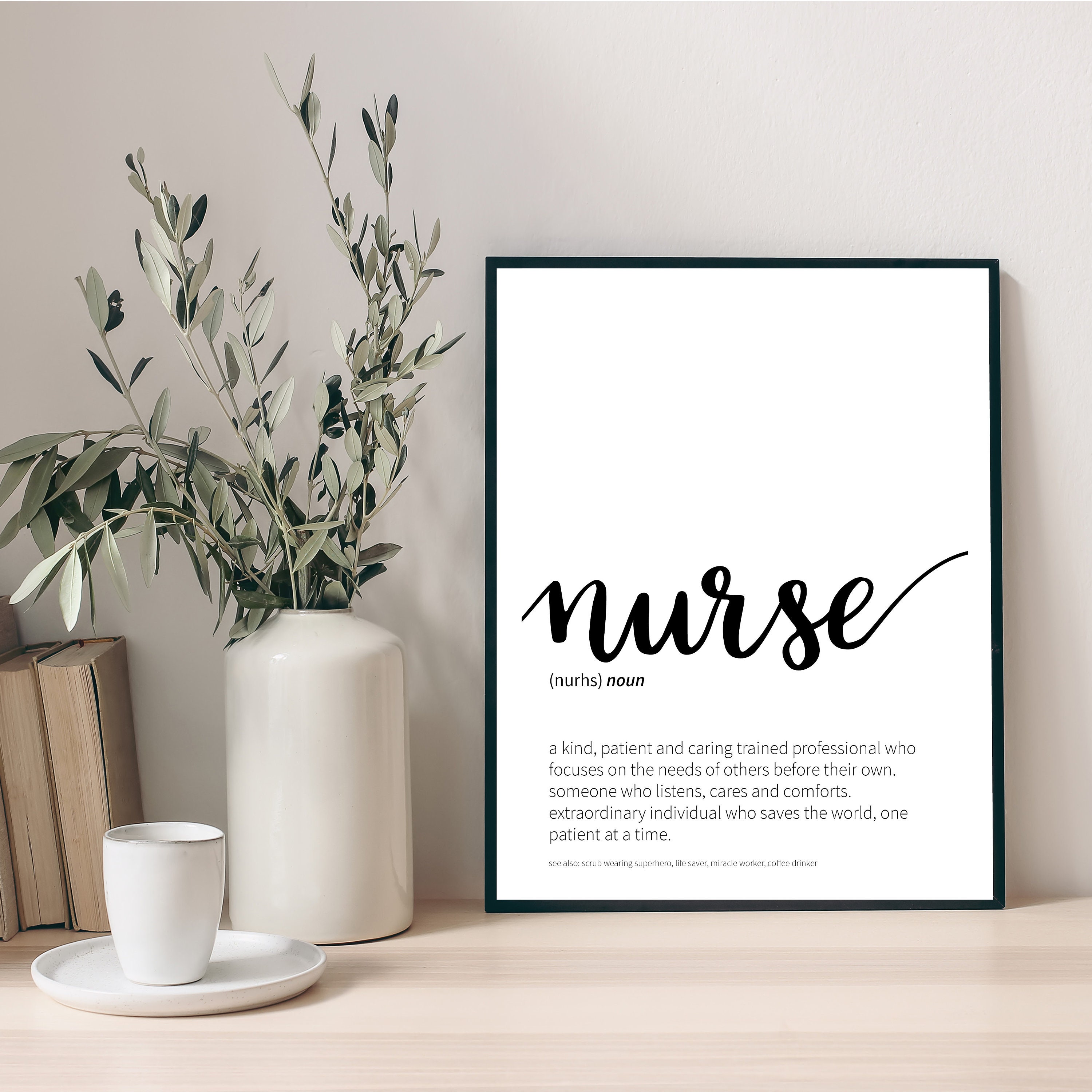 Nurse Definition Print Nurse Gift Nurse Graduation Gift - Etsy UK