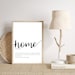 Home Definition Print Home Inspirational Home Quote Print - Etsy