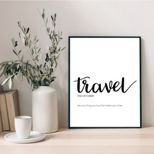 Travel Dictionary Definition Travel Inspirational Poster Definitions ...