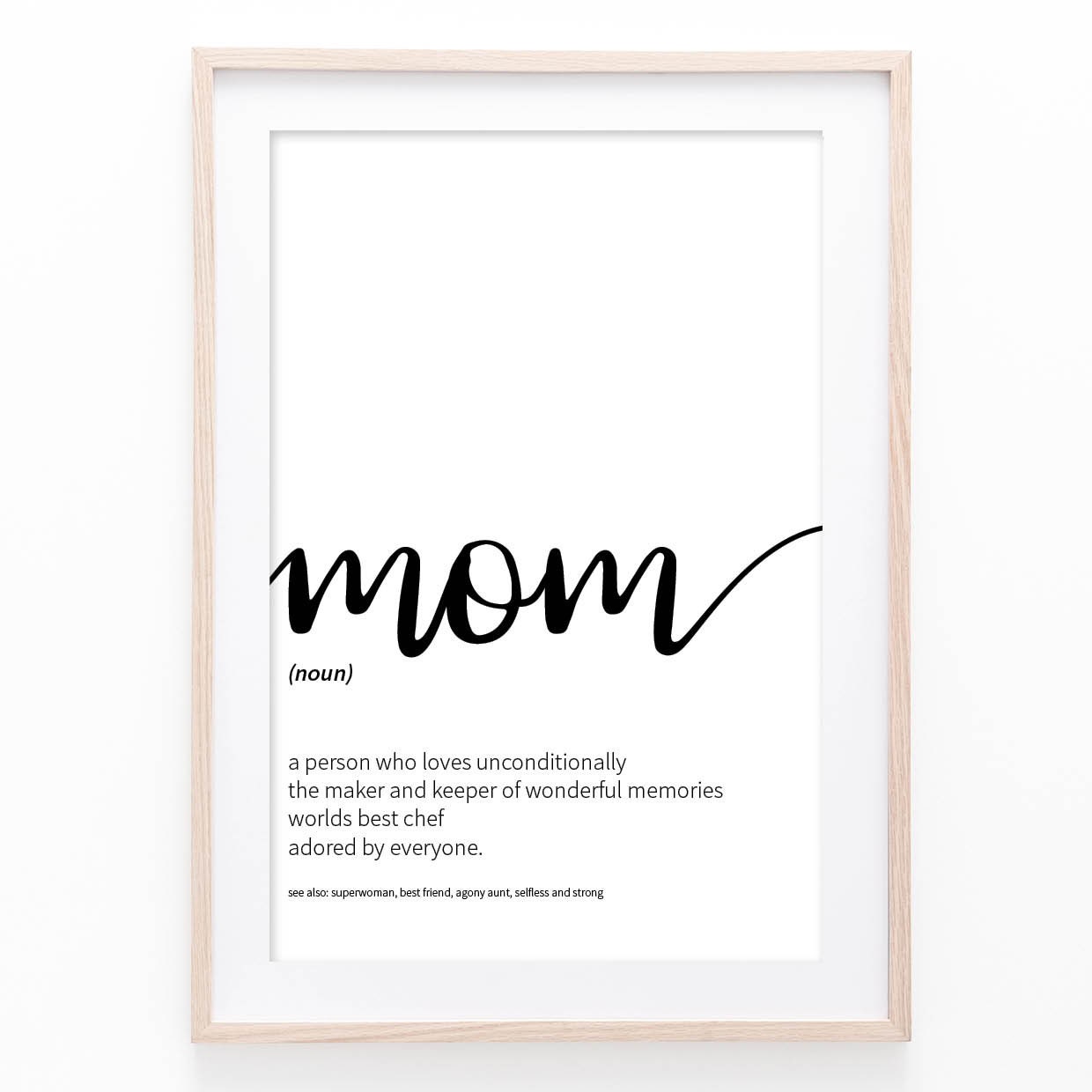 Mothers Day Gift Mothers Day Print Mom Gift Gifts for Mom | Etsy