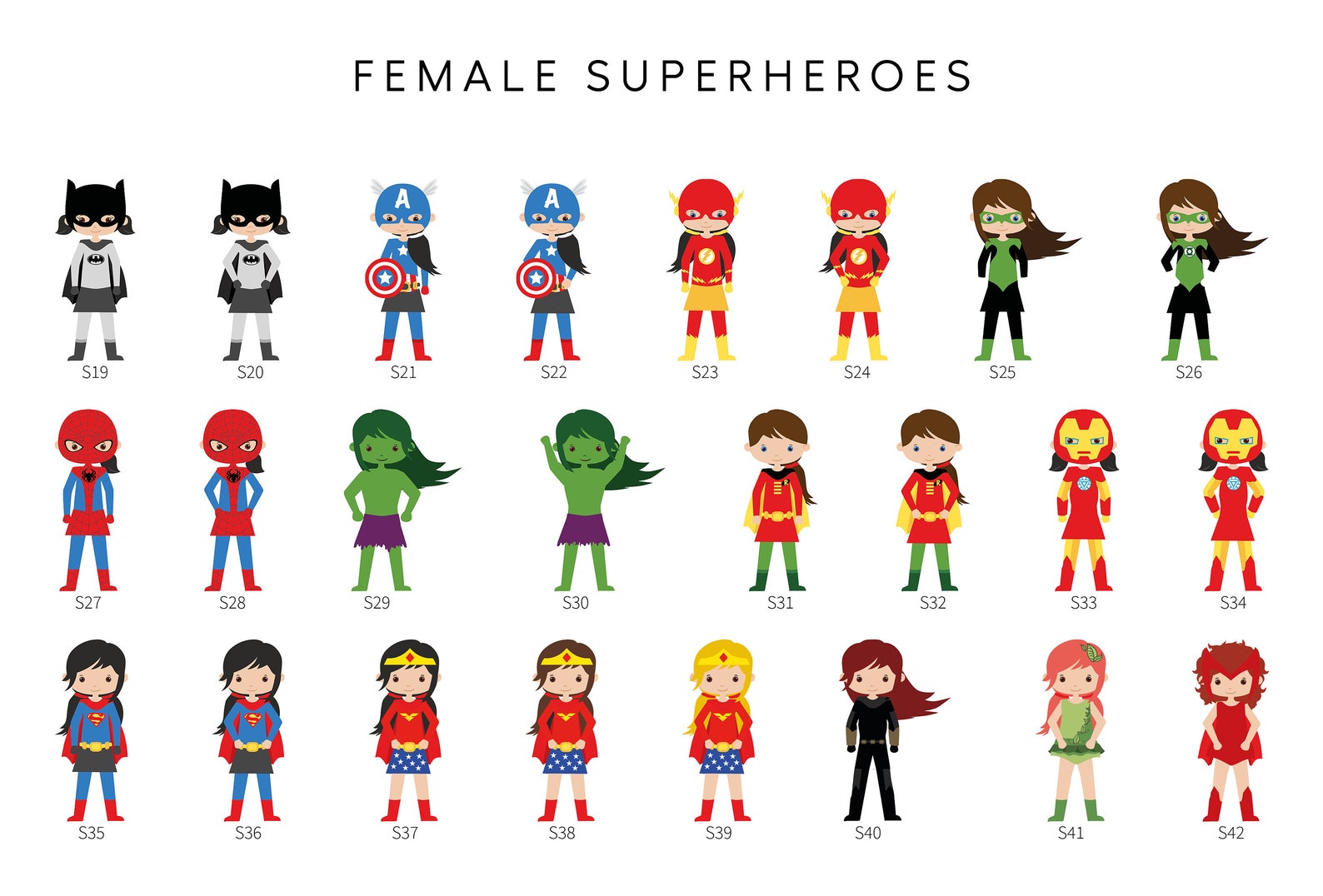 Personalised Family Superhero Print, Personalised Superheroes Print ...