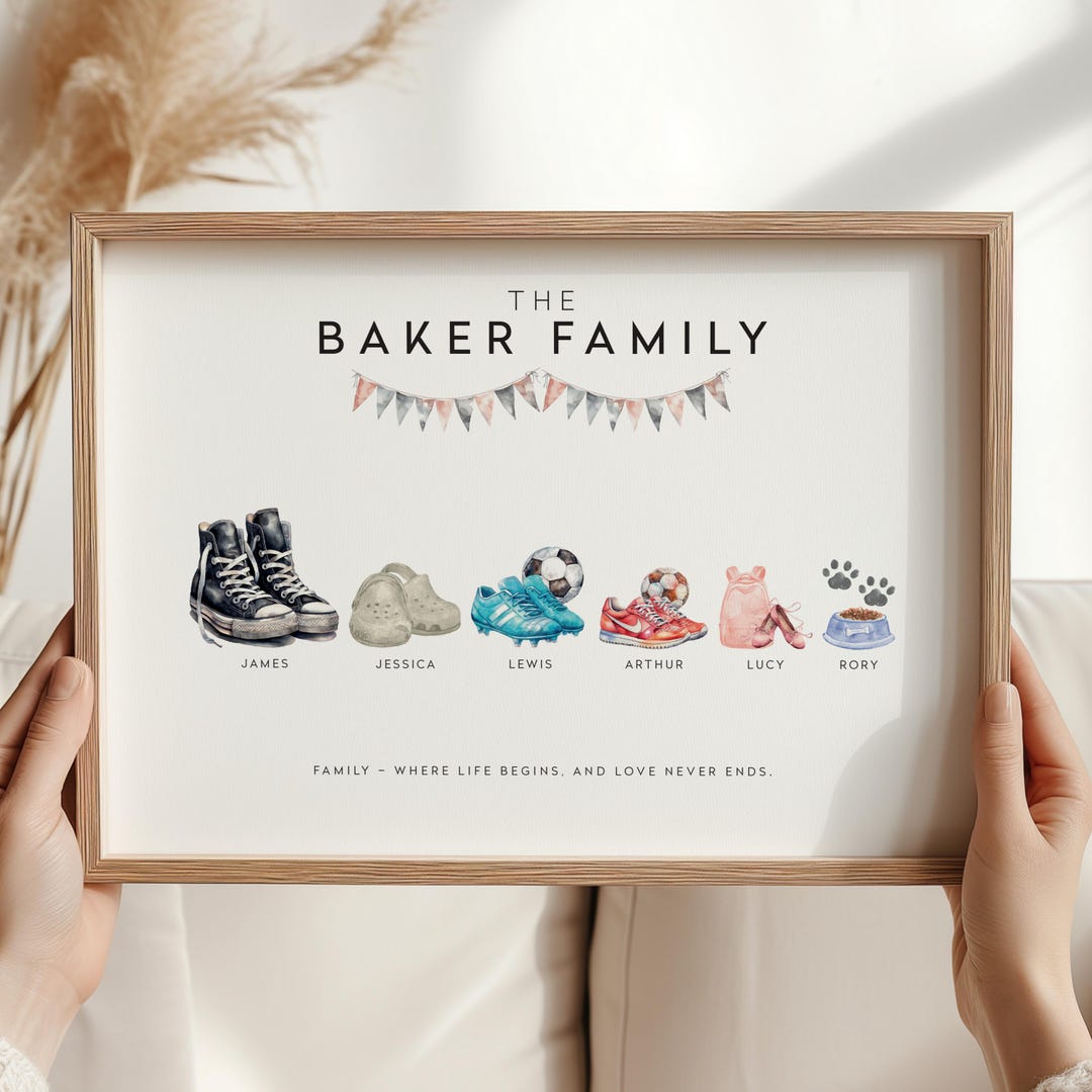 Personalised Family Gift Wellies, Personalised Family Picture Custom ...
