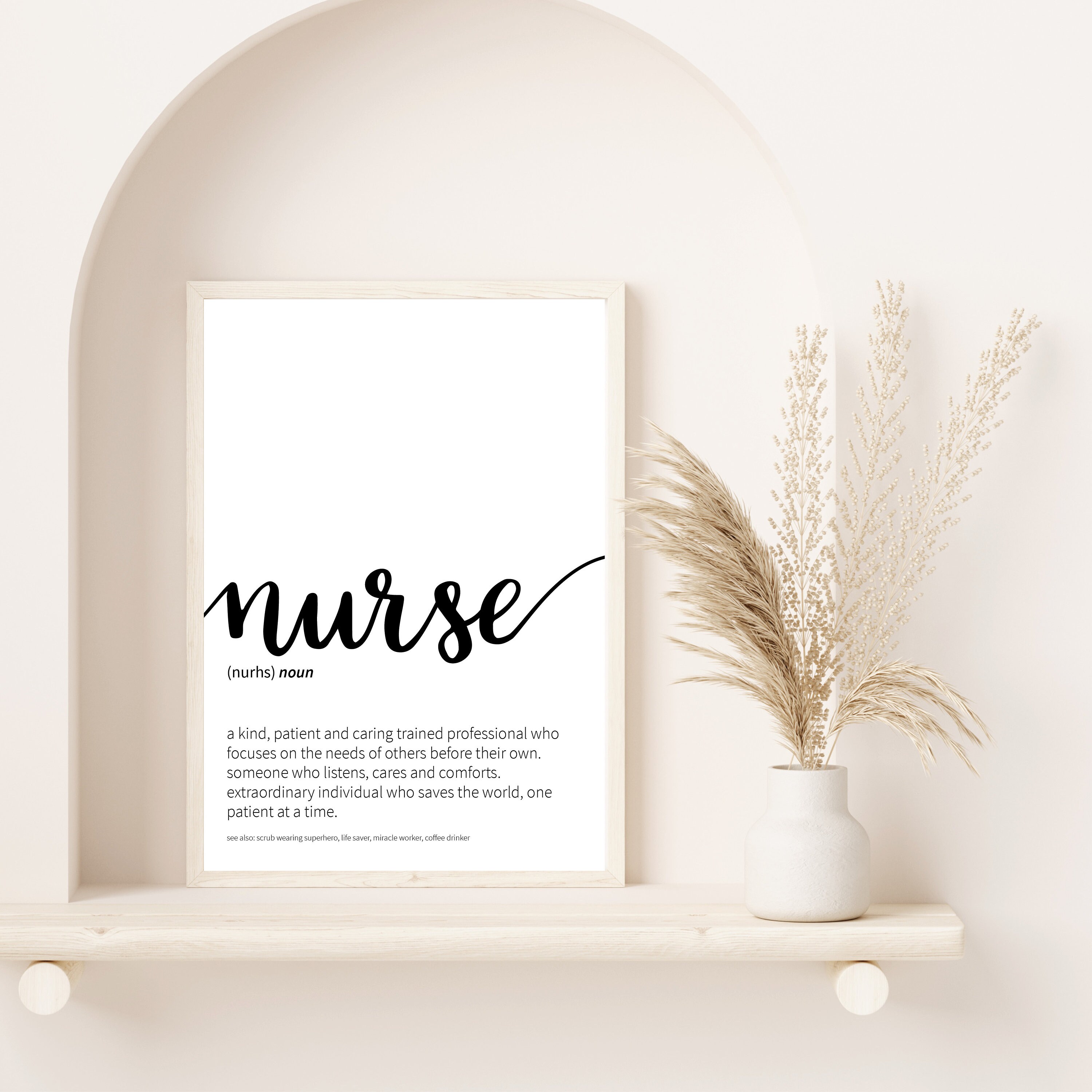 Nurse Definition Print Nurse Gift Nurse Graduation Gift - Etsy UK